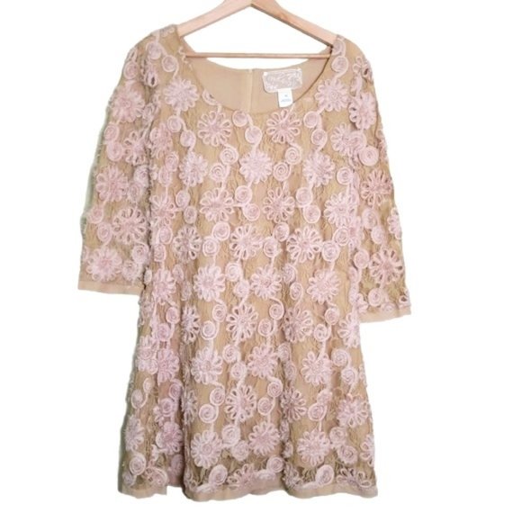 Nick & Mo | Dresses | Nick Mo Flowers In Her Hair Flair Lace Dress ...